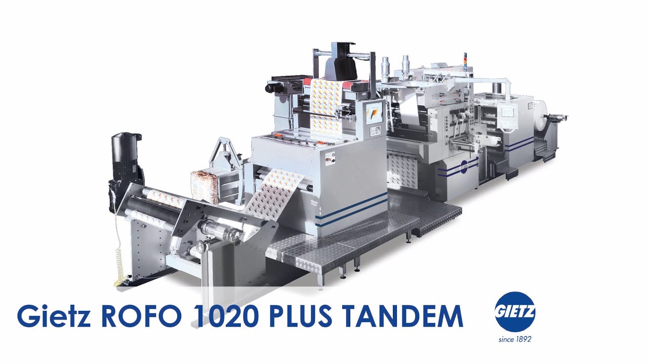 GIETZ ROFO 1020 PLUS TANDEM hot foil stamping machine - The versatile ...