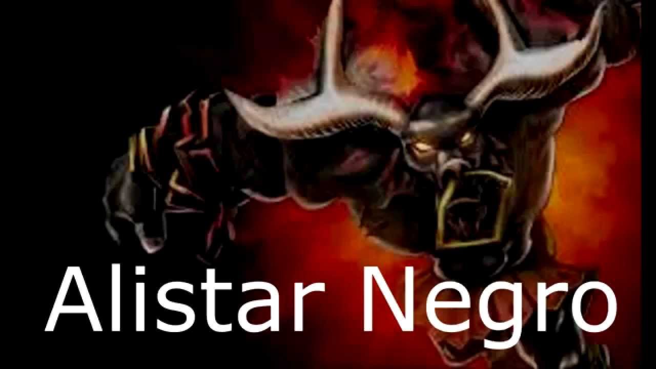Skin/ LOL Alistar Negro - YouTube