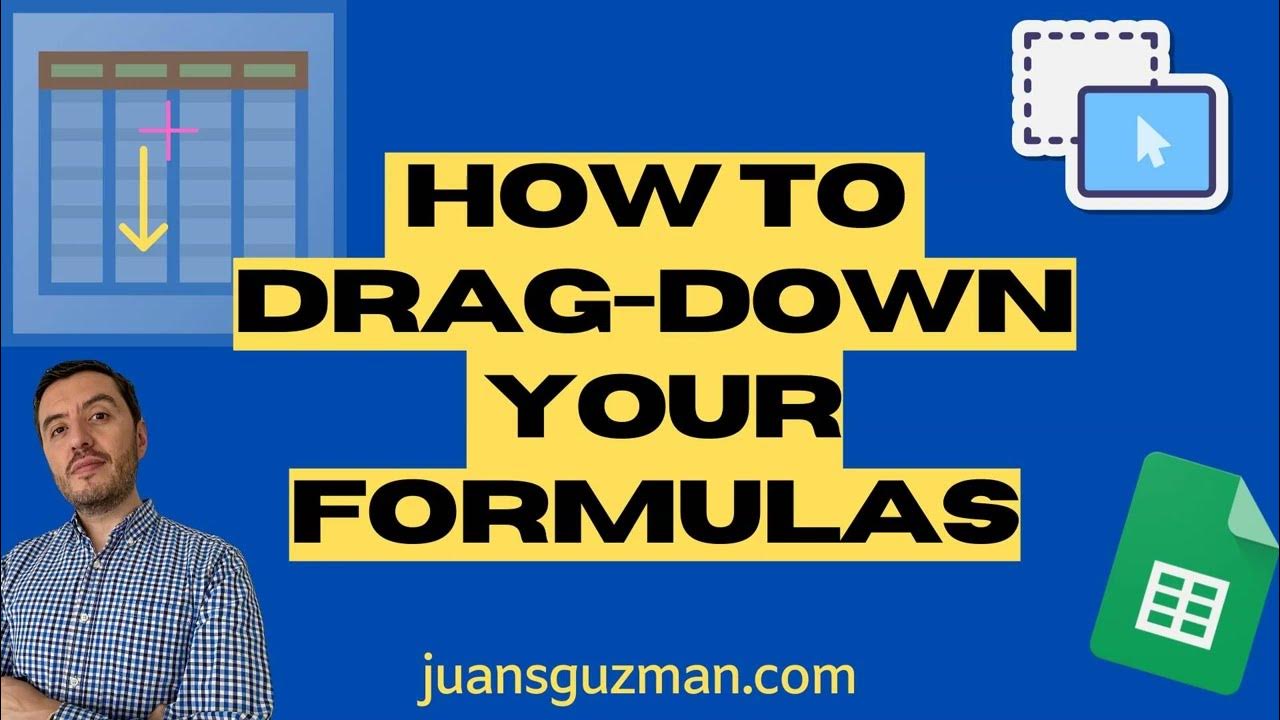 7 Ways To Drag Down Your Formulas In Google Sheets YouTube 7-ways-to-drag-down-your-formulas-in-google-sheets-youtube