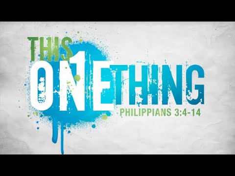 This One Thing I Do by Ps. Zulvy Leon - YouTube