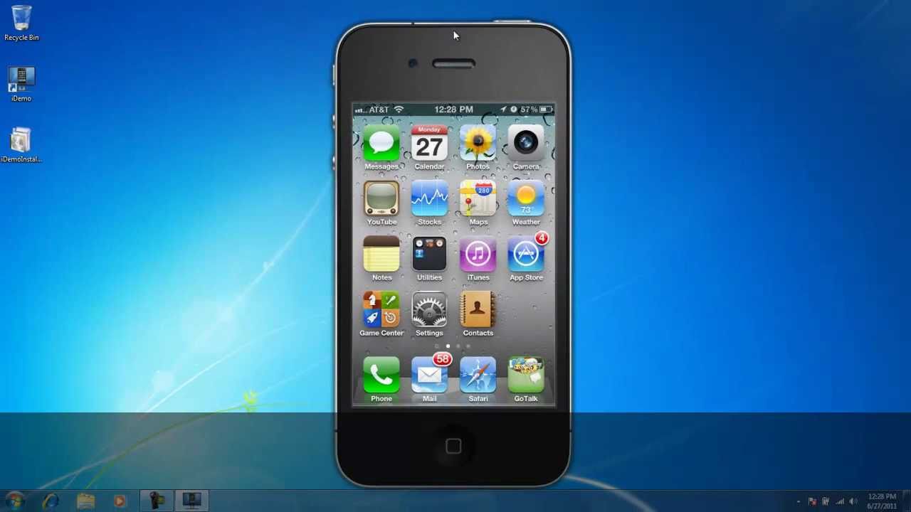 How to Share Screen on iPhone 4 Mac or Windows for Free - YouTube