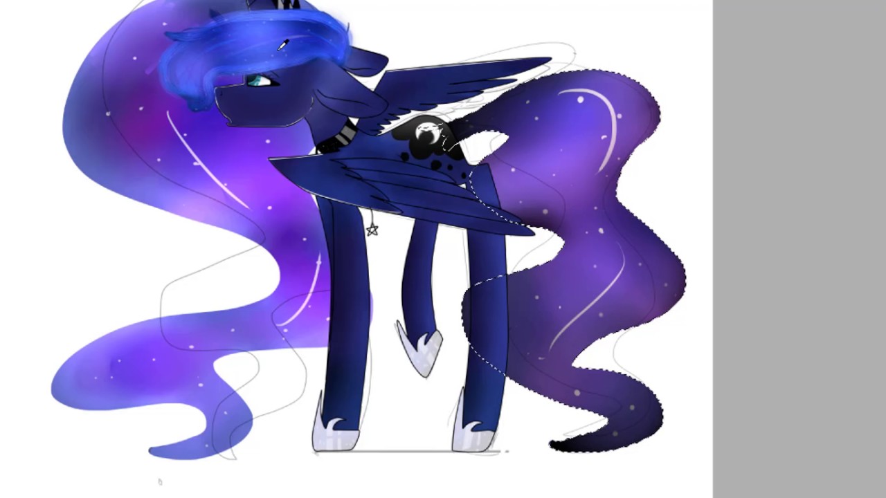 MLP-Luna-Help me sister..{speedpaint} - YouTube