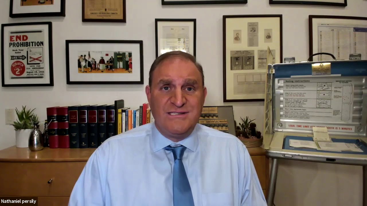 Nate Persily on the Success of the U.S. 2020 Election - YouTube