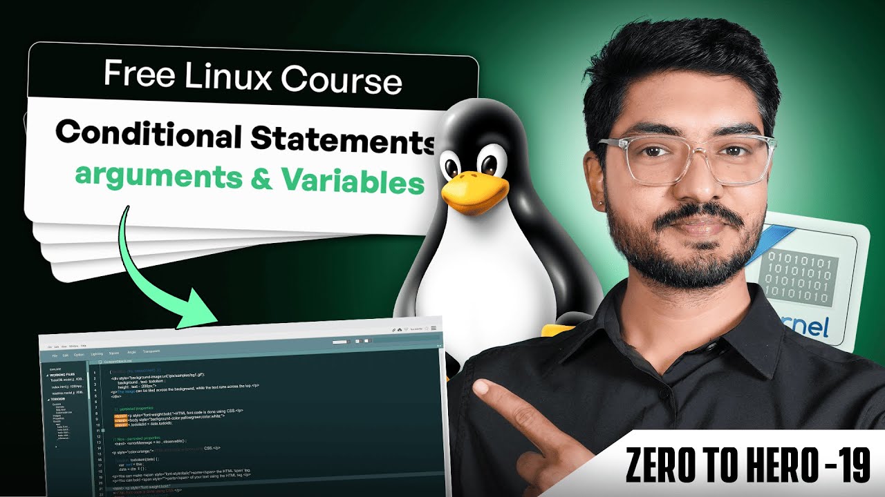 Linux Shell Scripting🔥 Arguments And Variables Explained Linux 7837