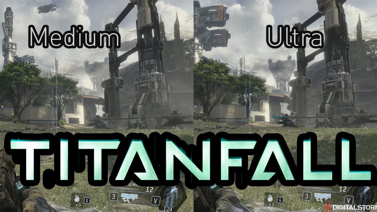 Titanfall Graphics Comparison: Ultra, Medium, Low - YouTube