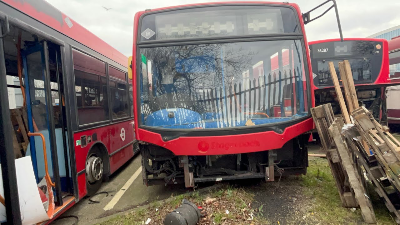 Stagecoach Hartlepool bus depot - YouTube