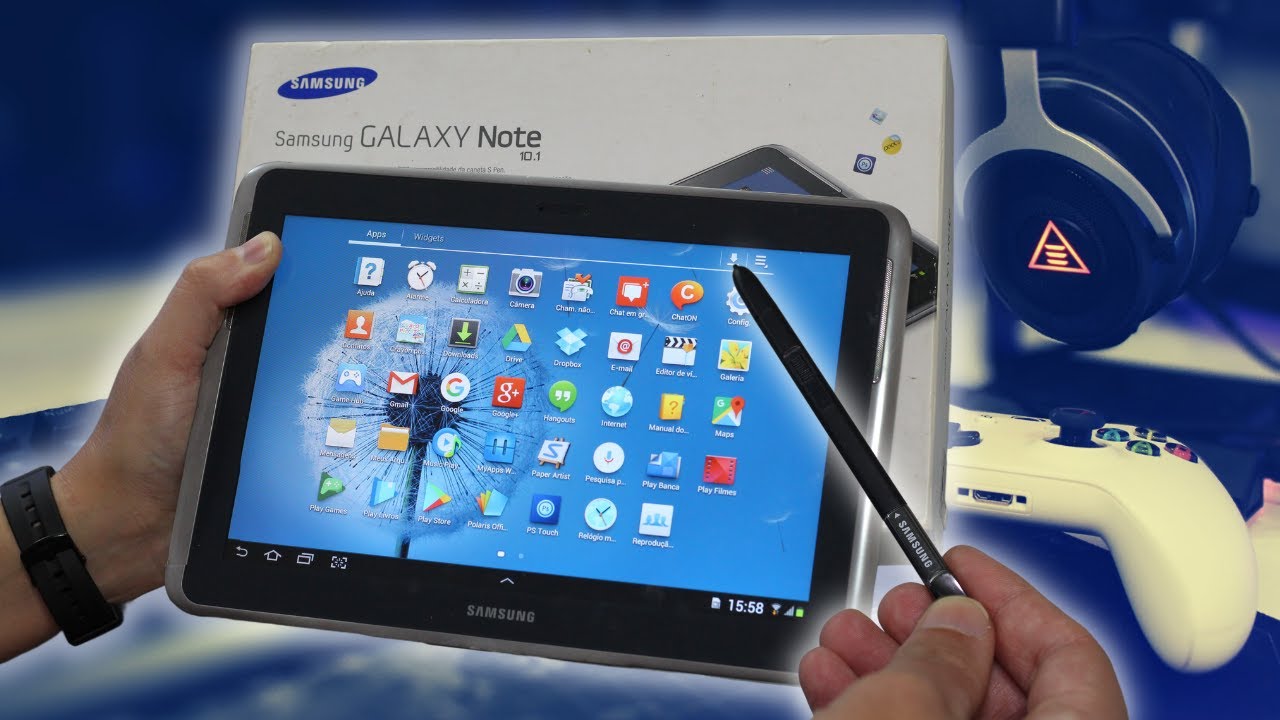 NOVO Tablet Samsung Galaxy Note 10.1 em 2013 - Unboxing e curiosidades ...