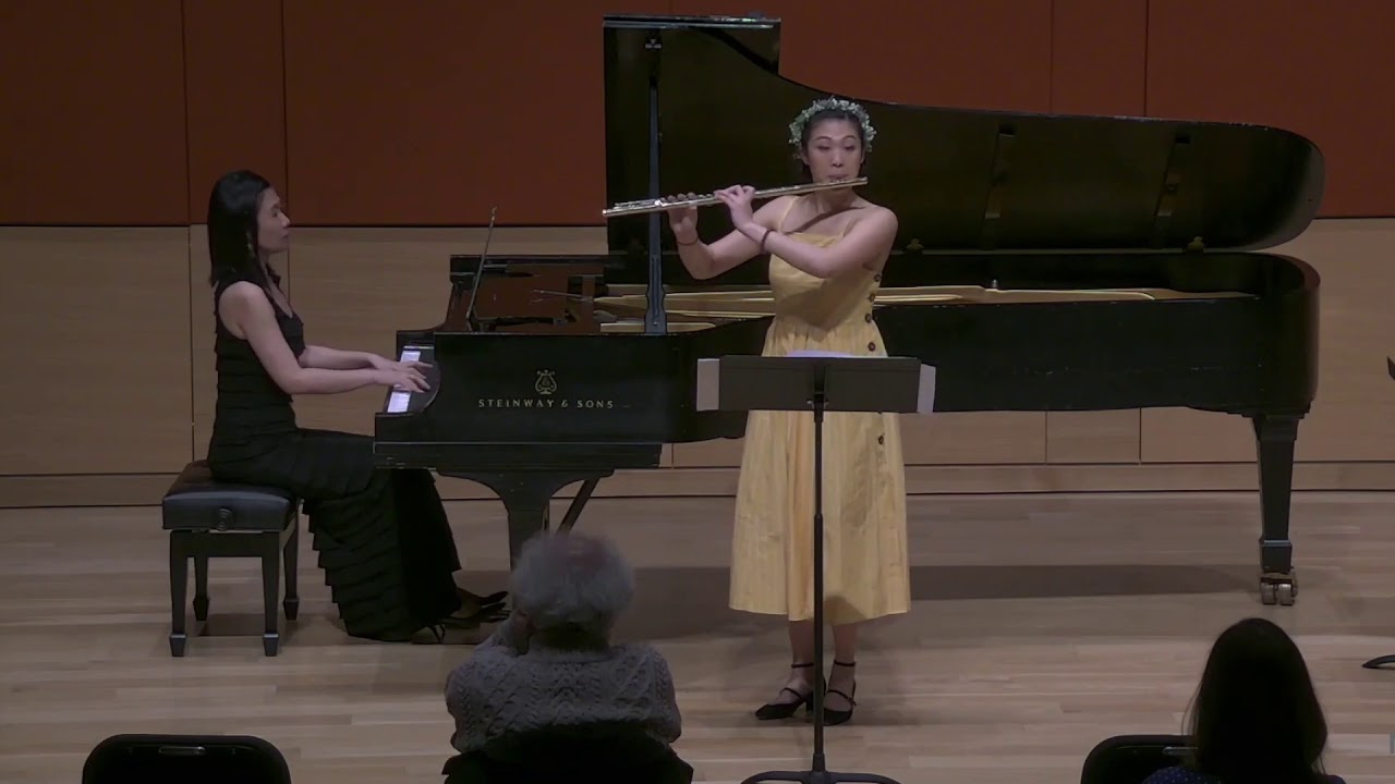 Fauré, Le fée aux chansons; Annie Wu, flute; Feng Niu, piano - YouTube