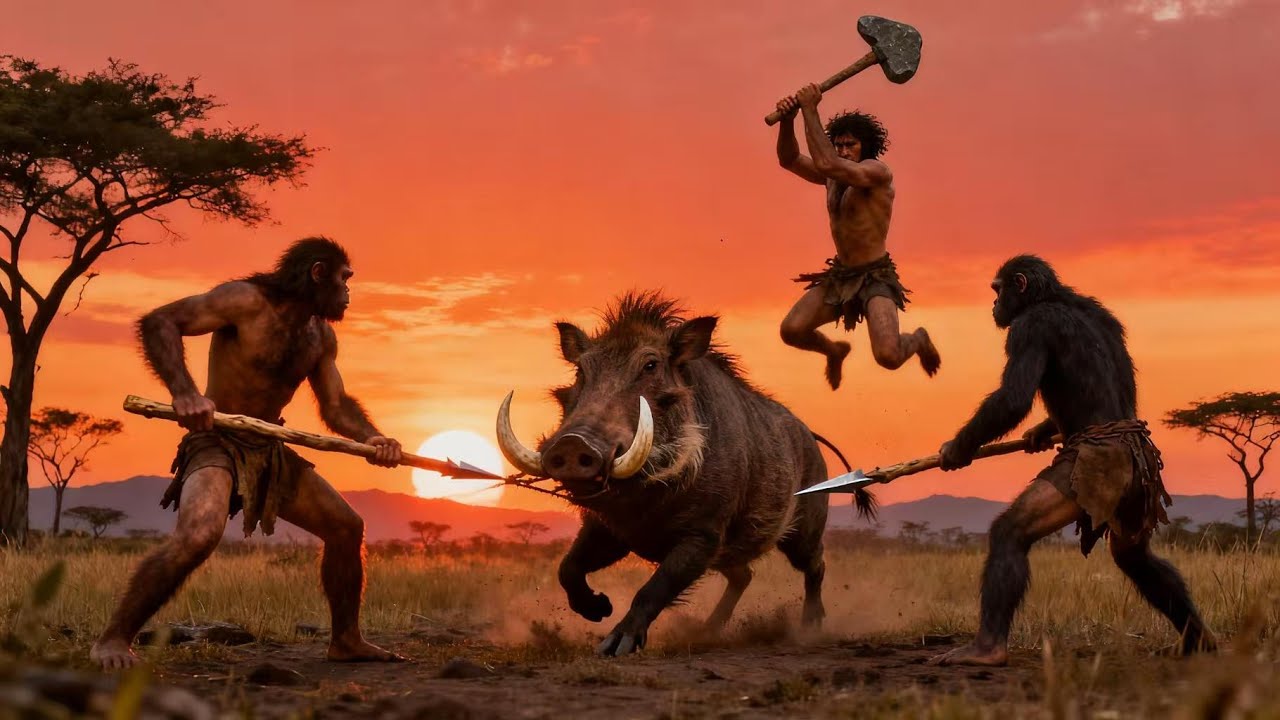 Prehistoric Beasts and Early Humans: The Saber-Tusked Boar and Homo ...
