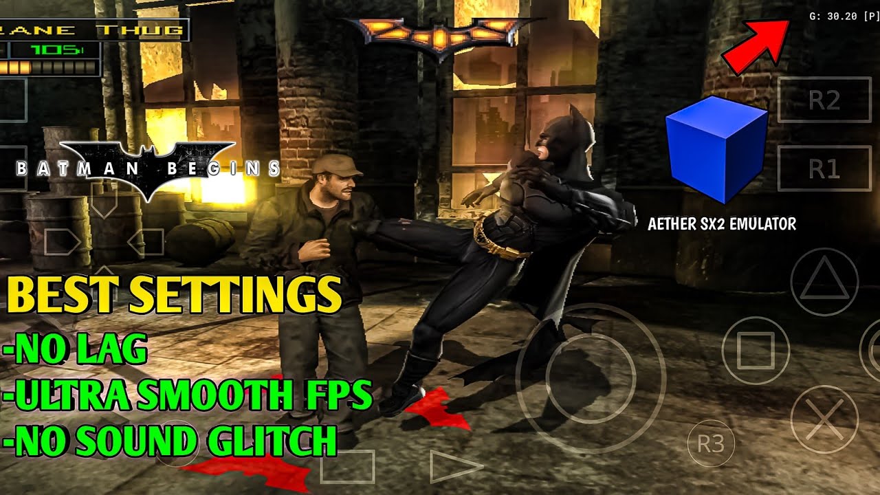 Best Settings For BATMAN BEGINS AetherSX2 | Ultra FPS on Low End Device ...