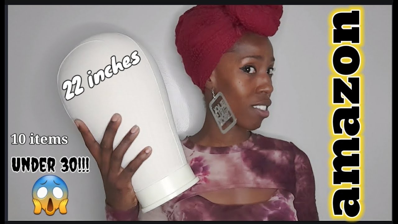 THE BEST AFFORDABLE CANVAS HEAD CORK FOR WIG MAKING | 22" AMAZON CORK ...