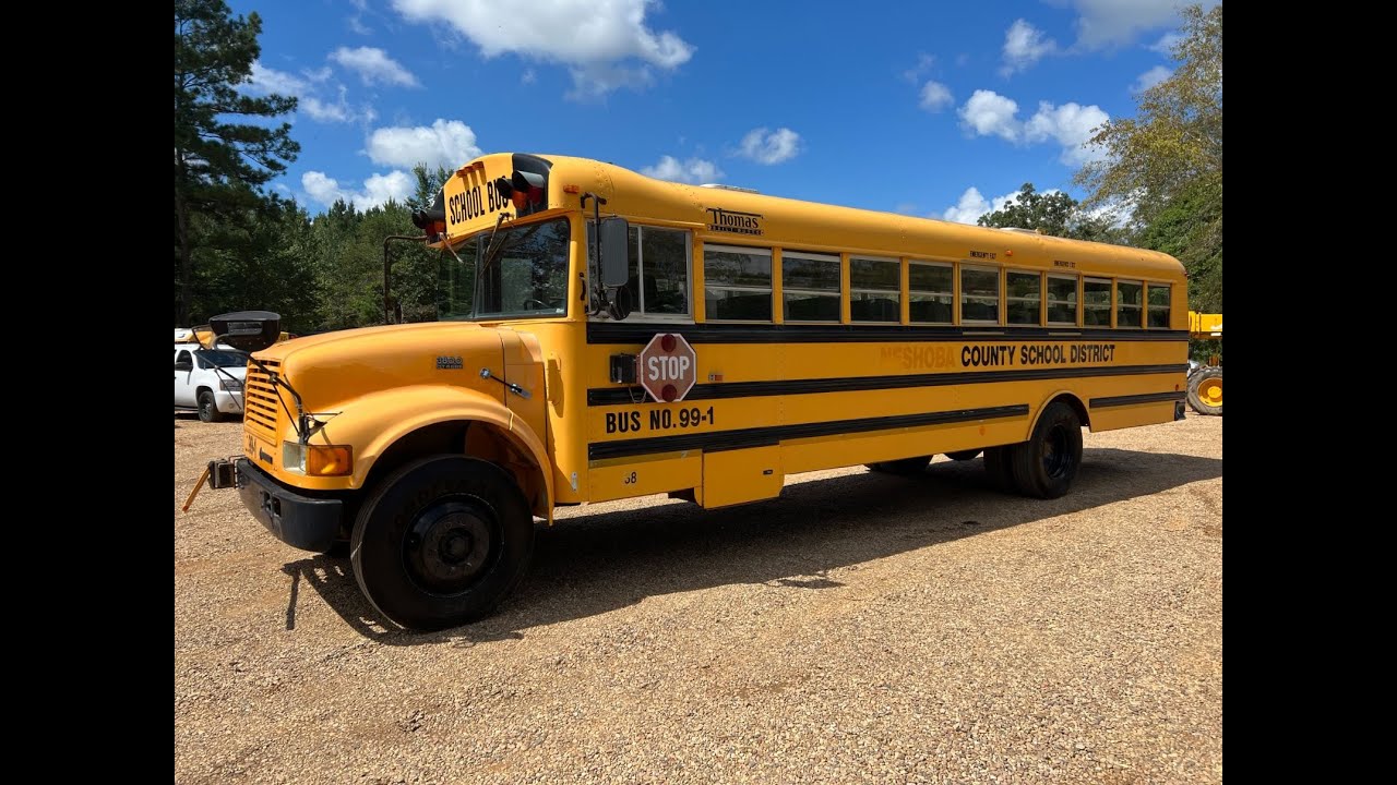 1998 International 3800 65 Passenger Thomas School Bus VN2474 Lot#257 ...