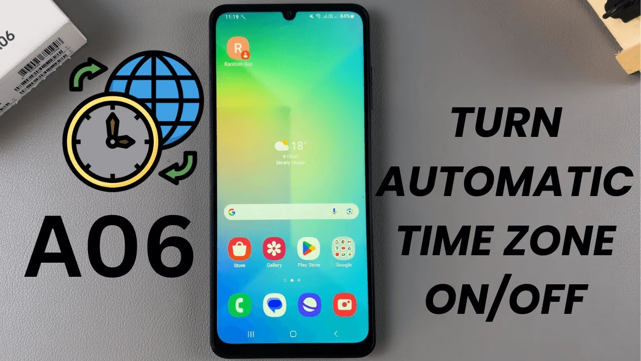 How To Turn Automatic Time Zone ON/ OFF On Samsung Galaxy A06 - YouTube