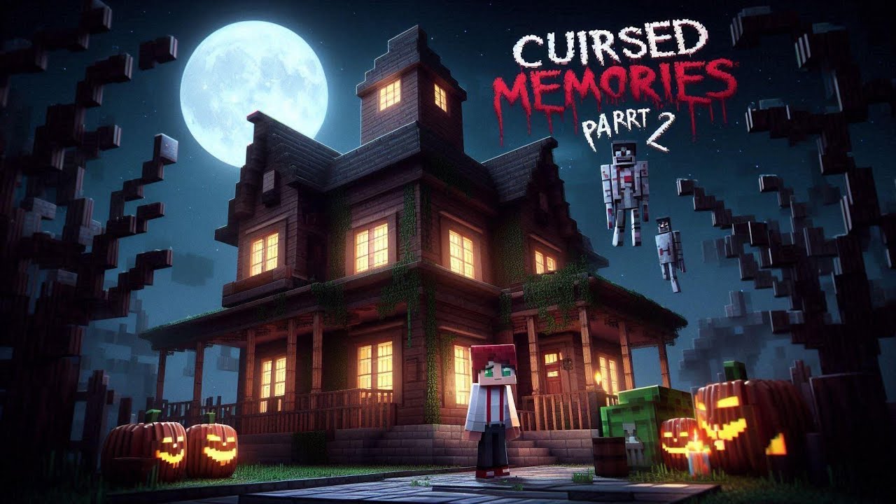 Minecraft Horror Map "Cursed Memories Part 2" GamePlay Video - YouTube