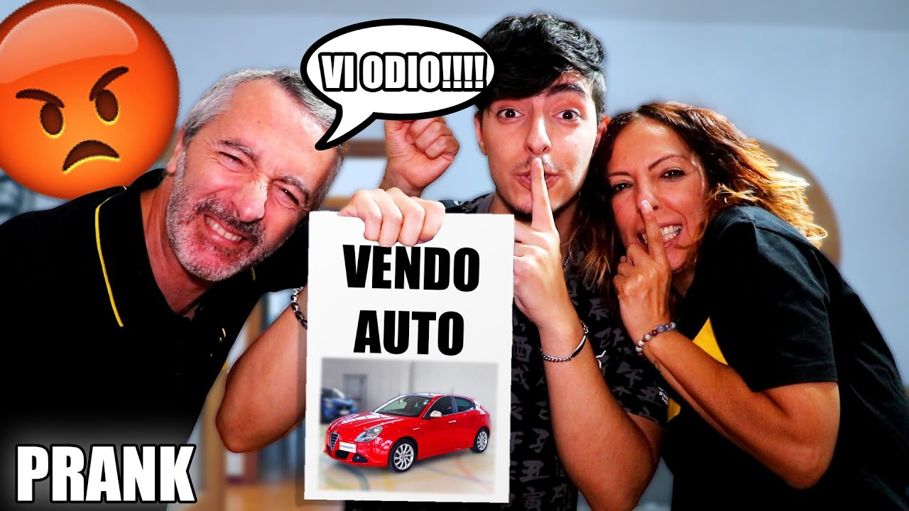 VENDO ONLINE LA MACCHINA DI PAPAYOS E LUI IMPAZZISCE! -SCHERZO! *TROPPO DIVERTENTE* - YouTube