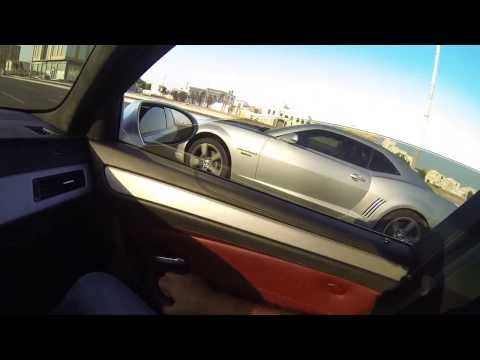 BMW M5 E60 (Mr boomerang) VS CAMARO LS3 MANUAL MODDED - race 1