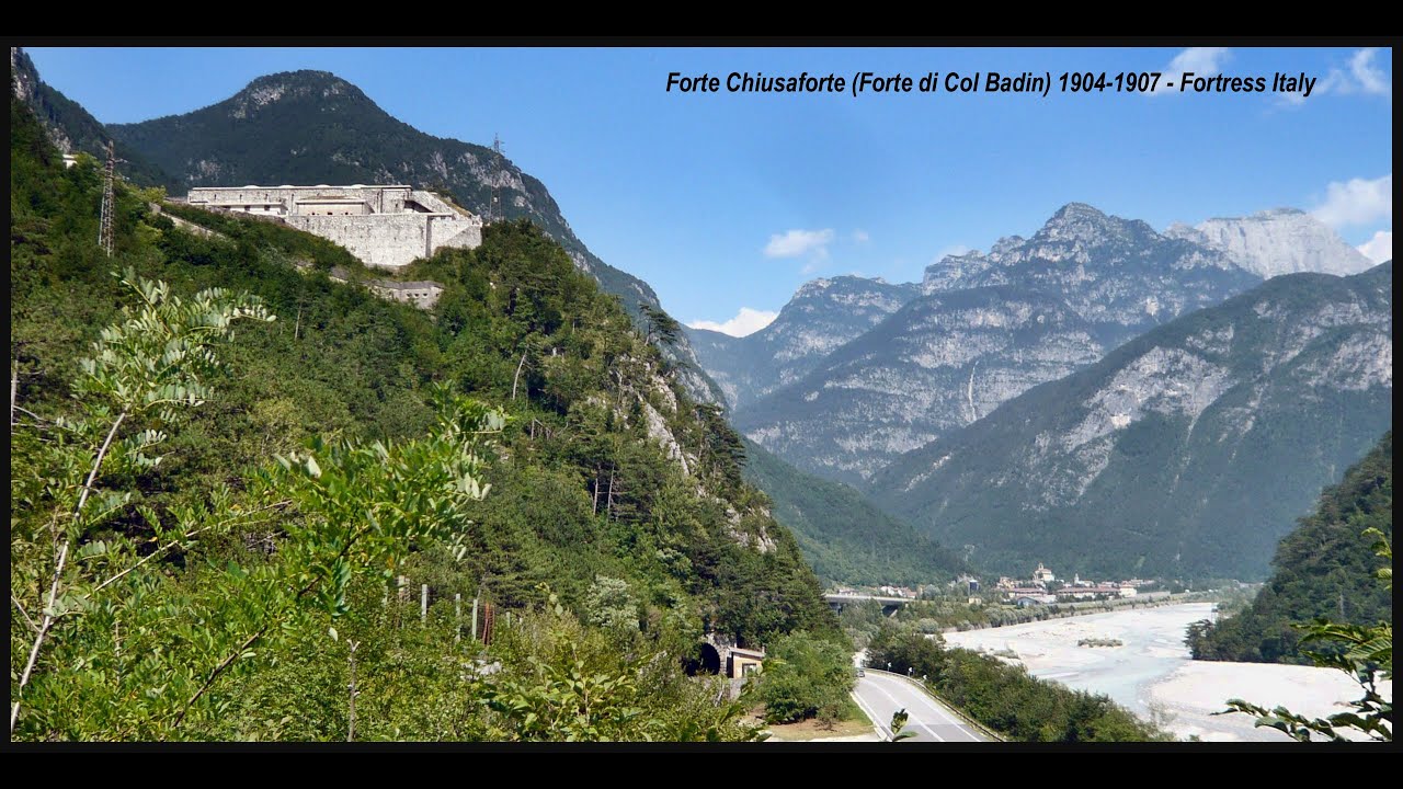 Forte Chiusaforte (Forte di Col Badin) 1904-1907 - Fortress Italy - YouTube