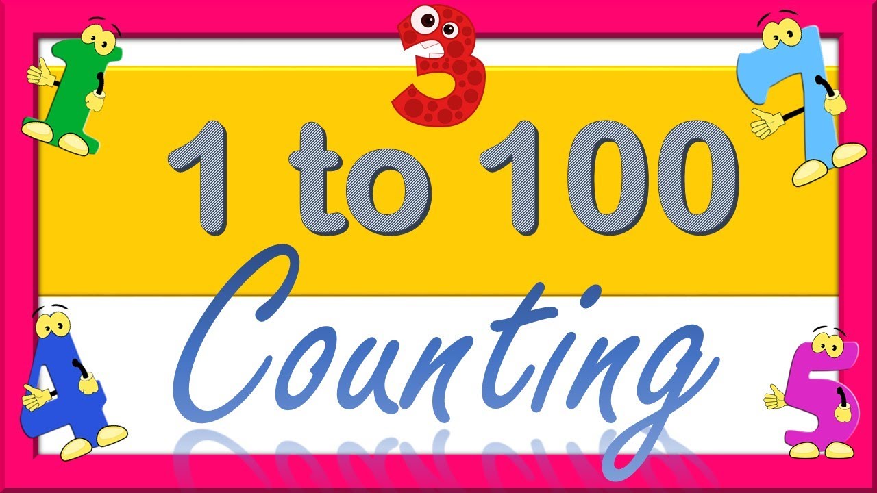 counting for kids | Pre school | 1 to 100 counting for kids | 123 ...