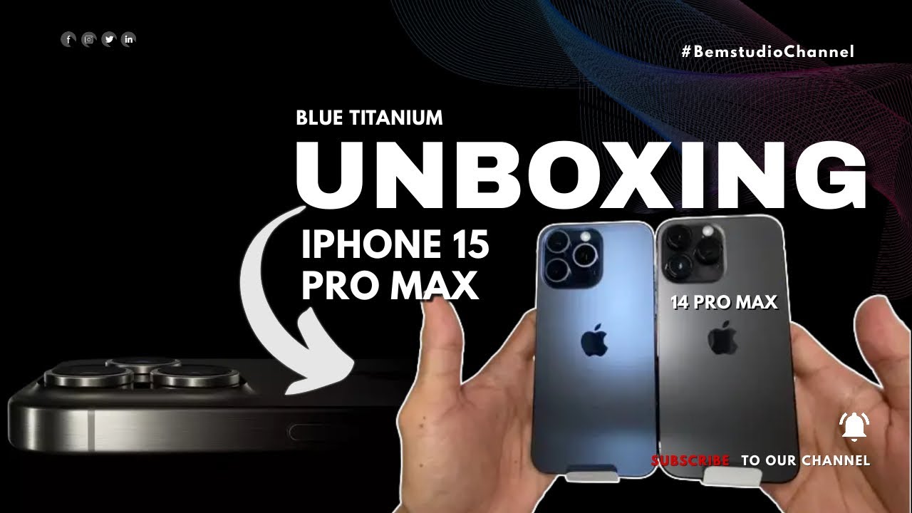15 Pro Max Blue Titanium vs 14 Pro Max ️ - YouTube