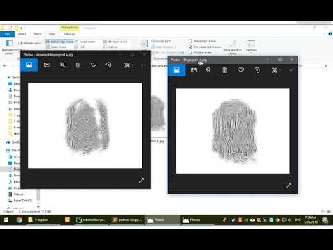 Minutiae Extraction on Latent Fingerprint - YouTube