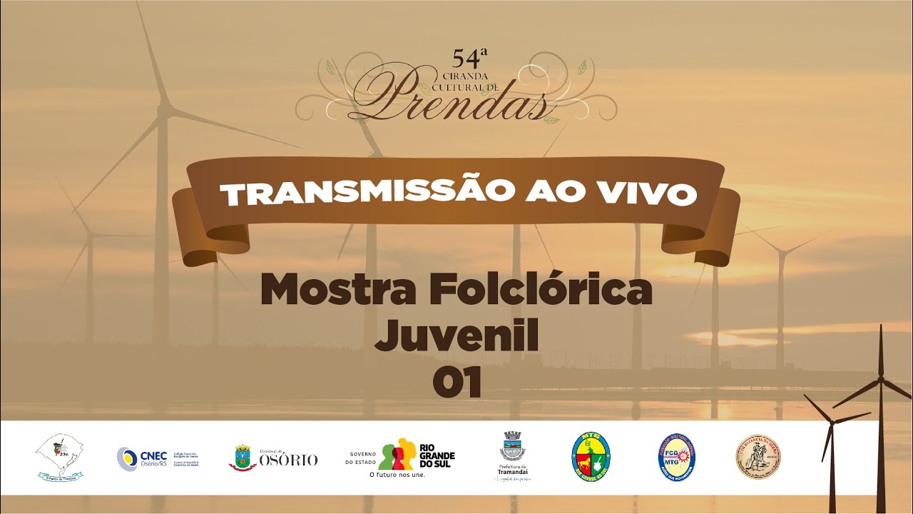 54ª Ciranda Cultural de Prendas - Avaliação Mostra Folclórica - Juvenil ...