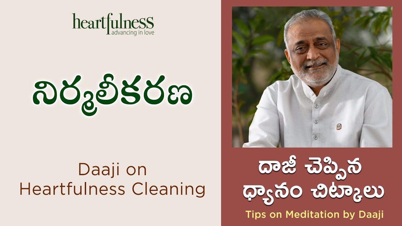 Daaji on Heartfulness Cleaning | నిర్మలీకరణ - YouTube