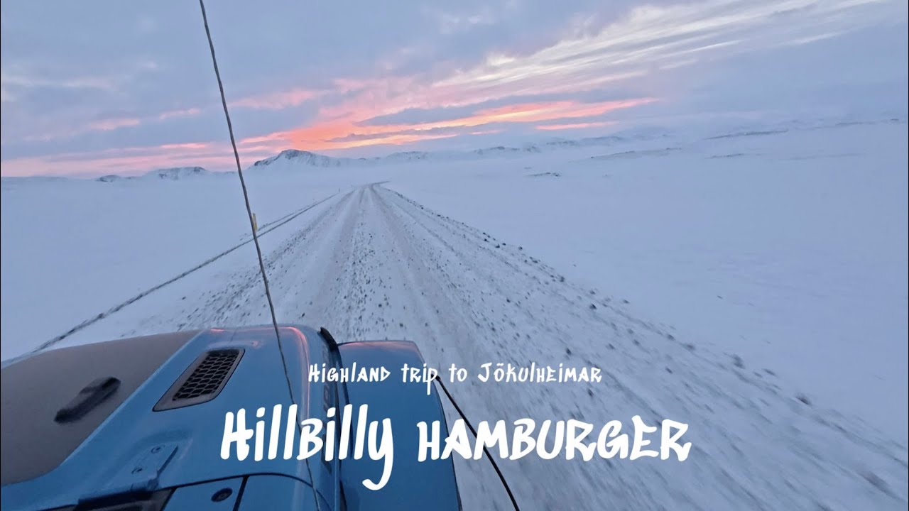 4x4 super jeep hillbilly hamburger in the highlands of Iceland - YouTube