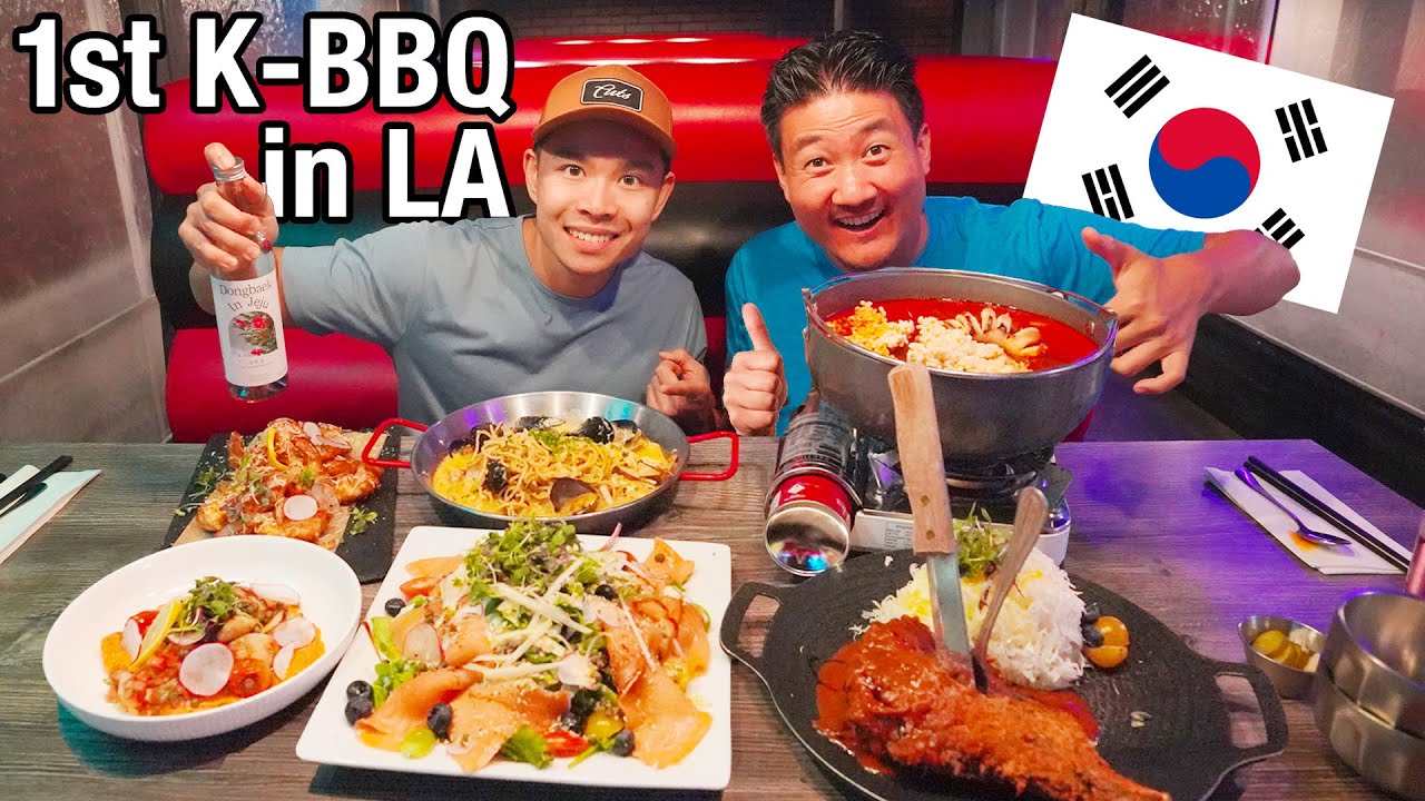 The Ultimate Koreatown Food Tour 🇰🇷 Oldest KBBQ in LA+ Octopus Stew ...