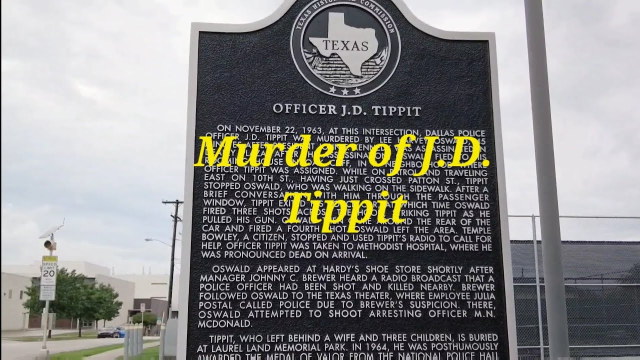 Murder of Dallas Officer J.D. Tippit by Lee Harvey Oswald Nov 1963 - YouTube