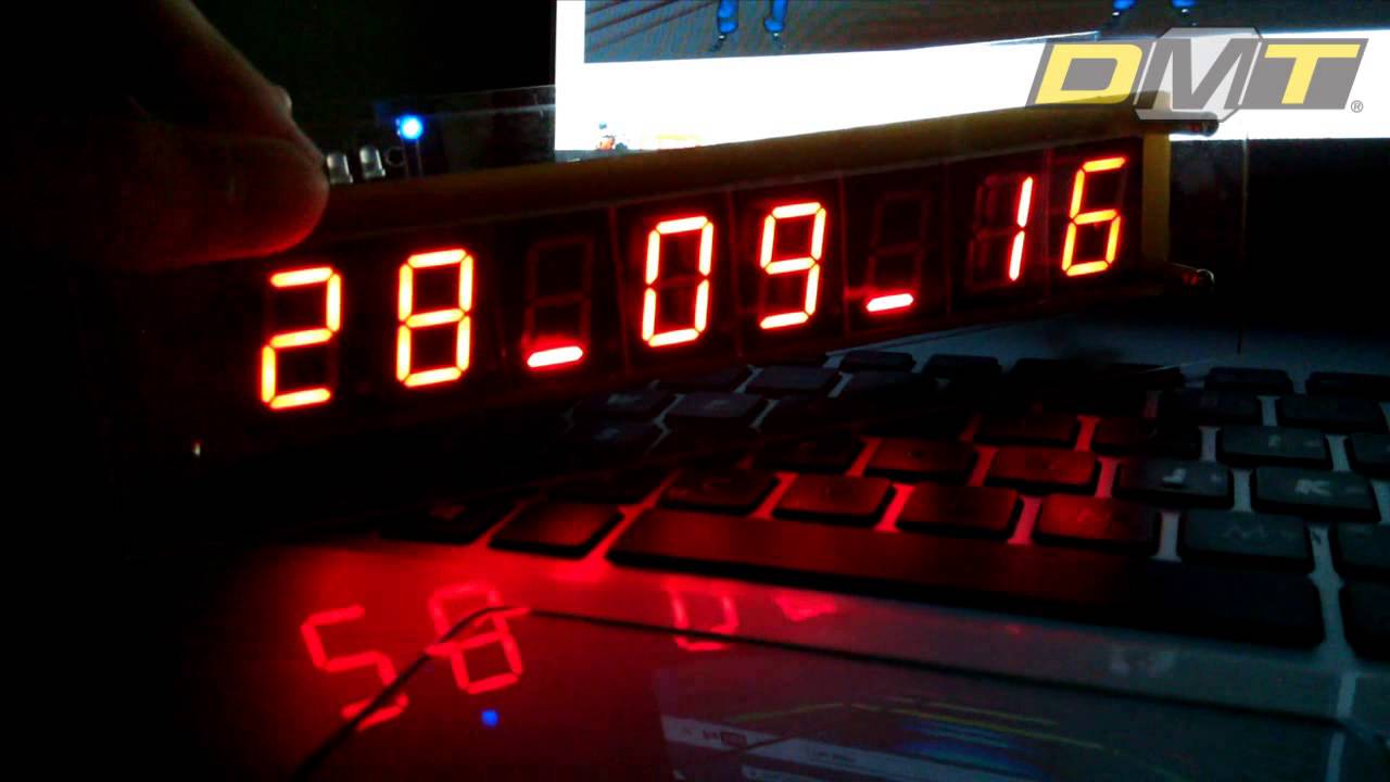 DMT | CHẾ ĐỒNG HỒ LED 7 ĐOẠN V2 | DIY 7 SEG LED CLOCK V2 - YouTube