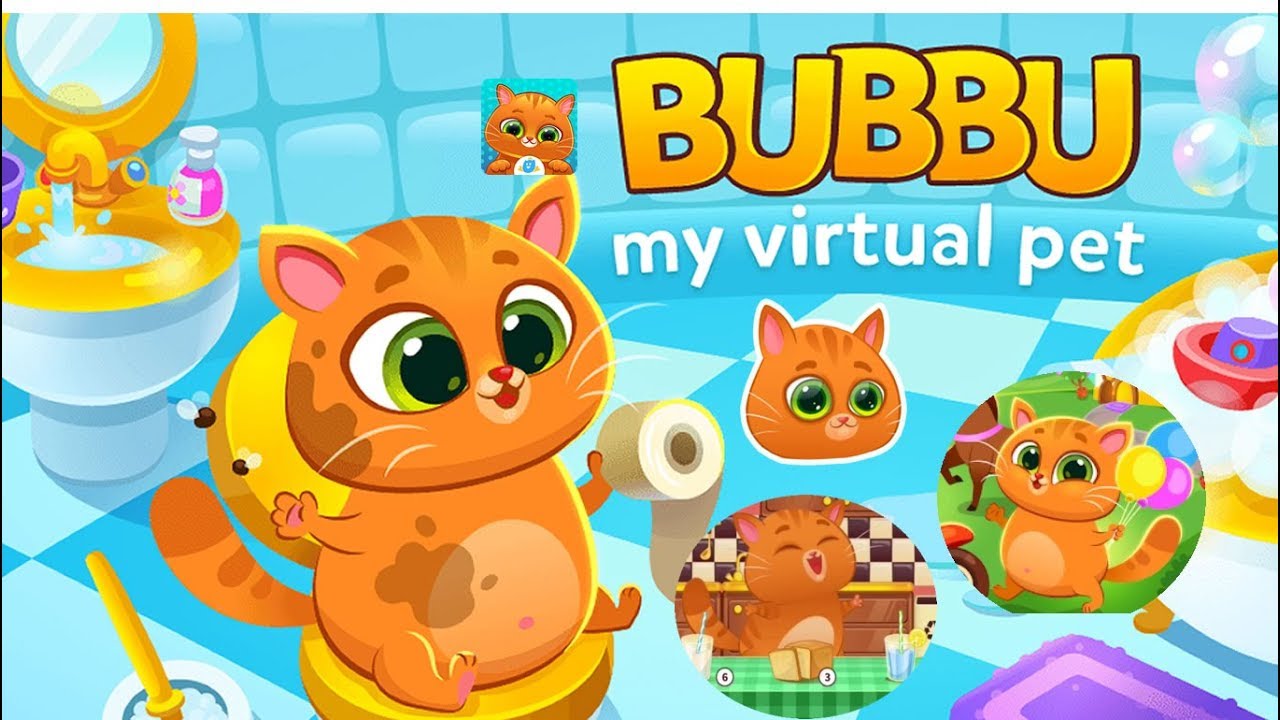My Cat Bubbu - Play Cat Fun Kids Game | Best Kids Game - YouTube