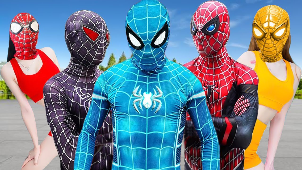 Marvel’s Spider-Man 2 | TEAM SPIDER-MAN in REAL LIFE | ( Funny Action ...