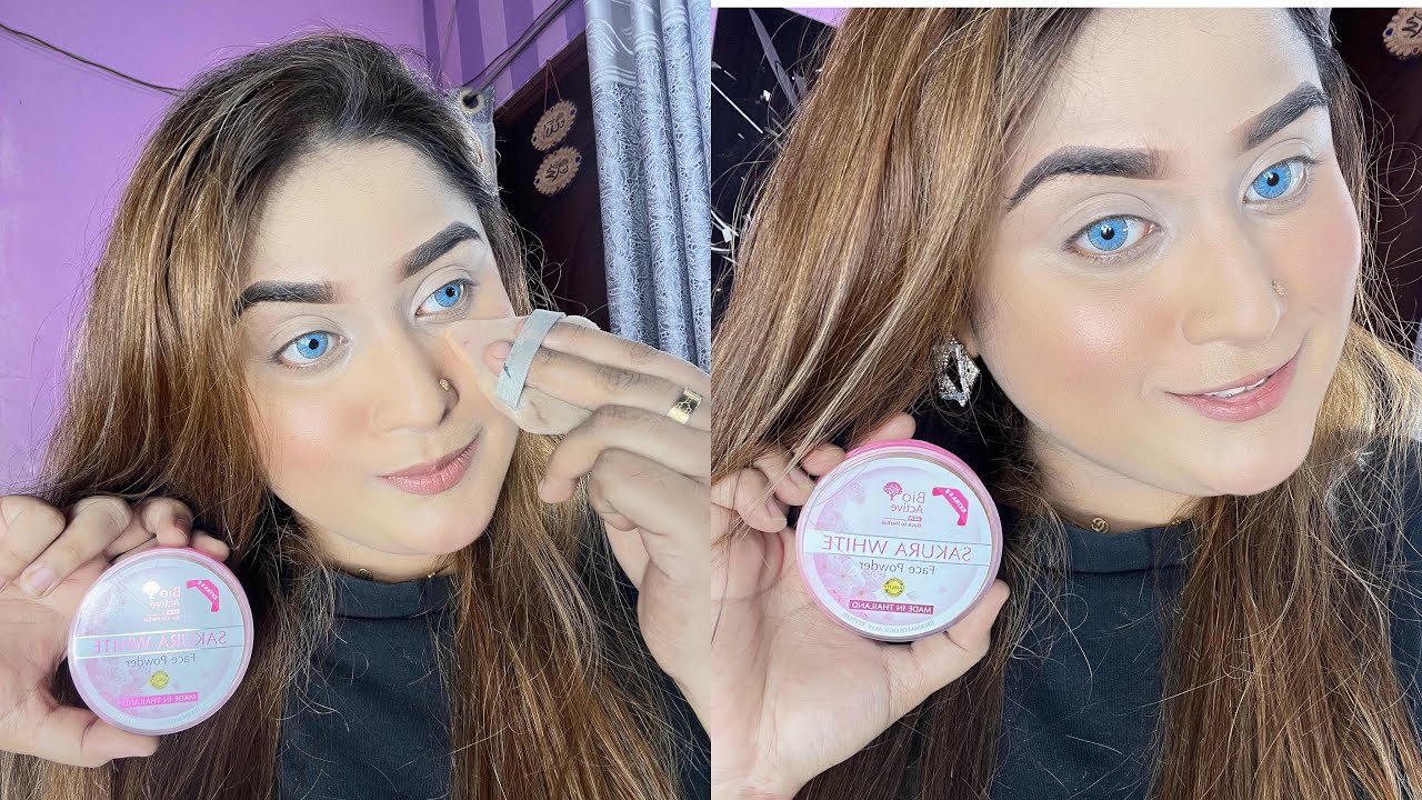 Sakura White Compact Powder Review for the last time 🙏 || please watch ...