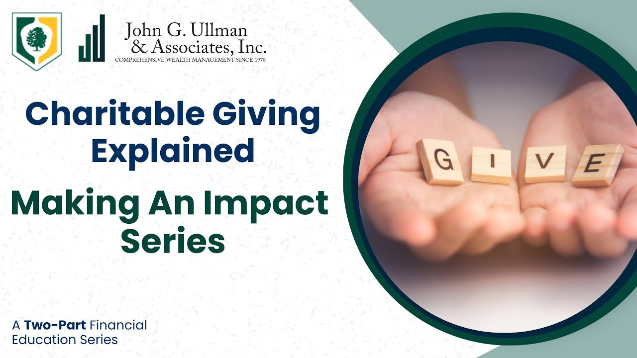 Making An Impact: Charitable Giving Explained With Keuka College - YouTube