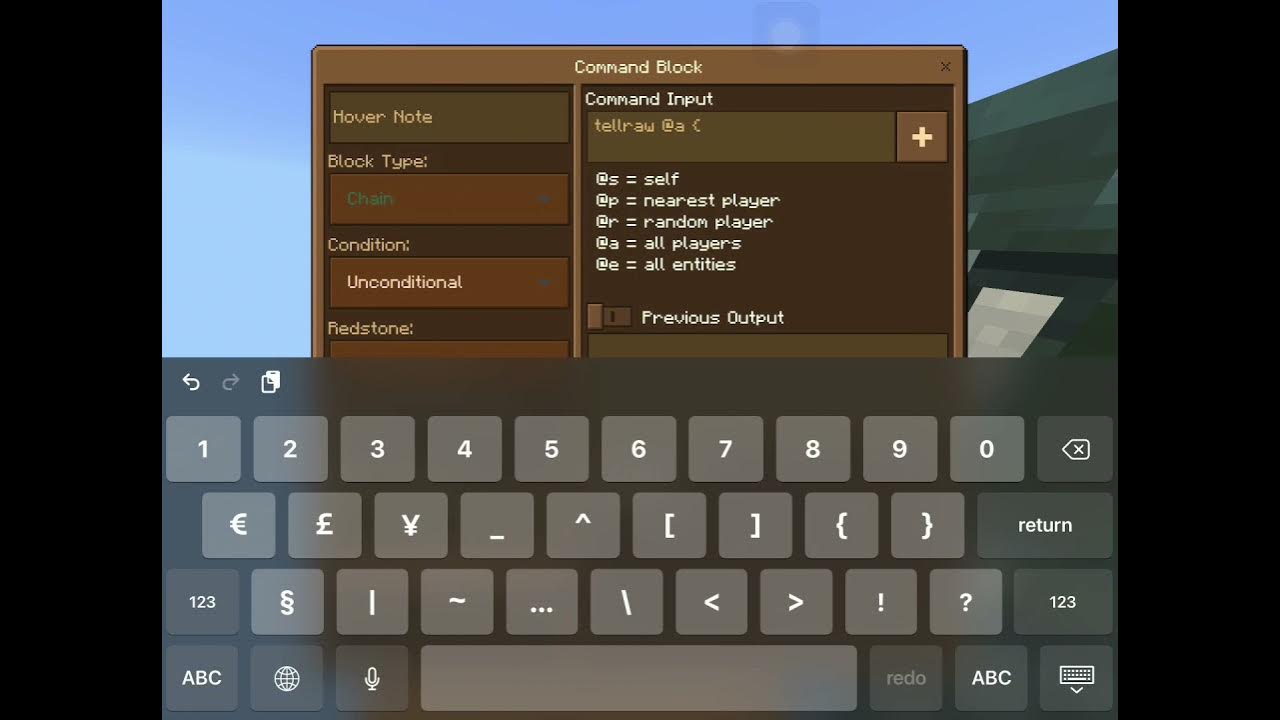 Learning a New Command - First Time Doing /tellraw Command in Minecraft ...