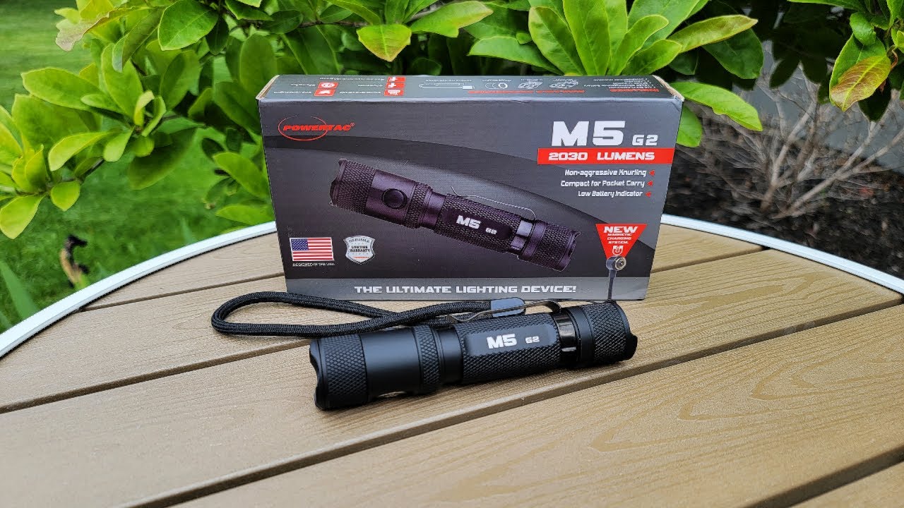 Powertac M5-G2 : The All Purpose Tactical EDC Flashlight - YouTube