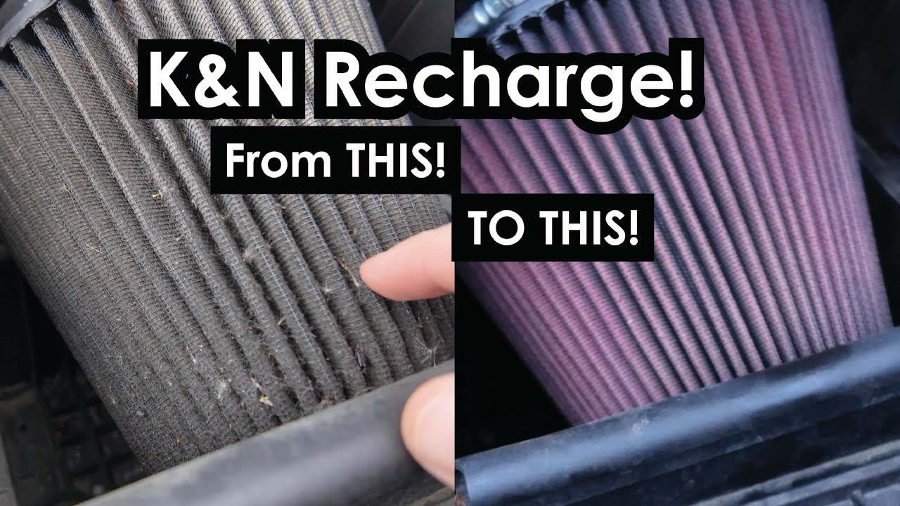 K&N Filter Recharge! Super Easy DIY! - YouTube