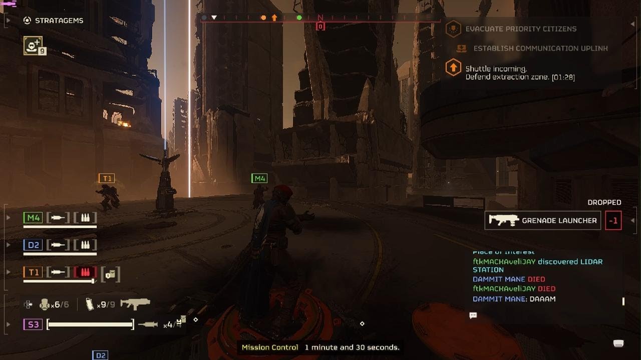 HELLDIVERS 2 extraction - YouTube