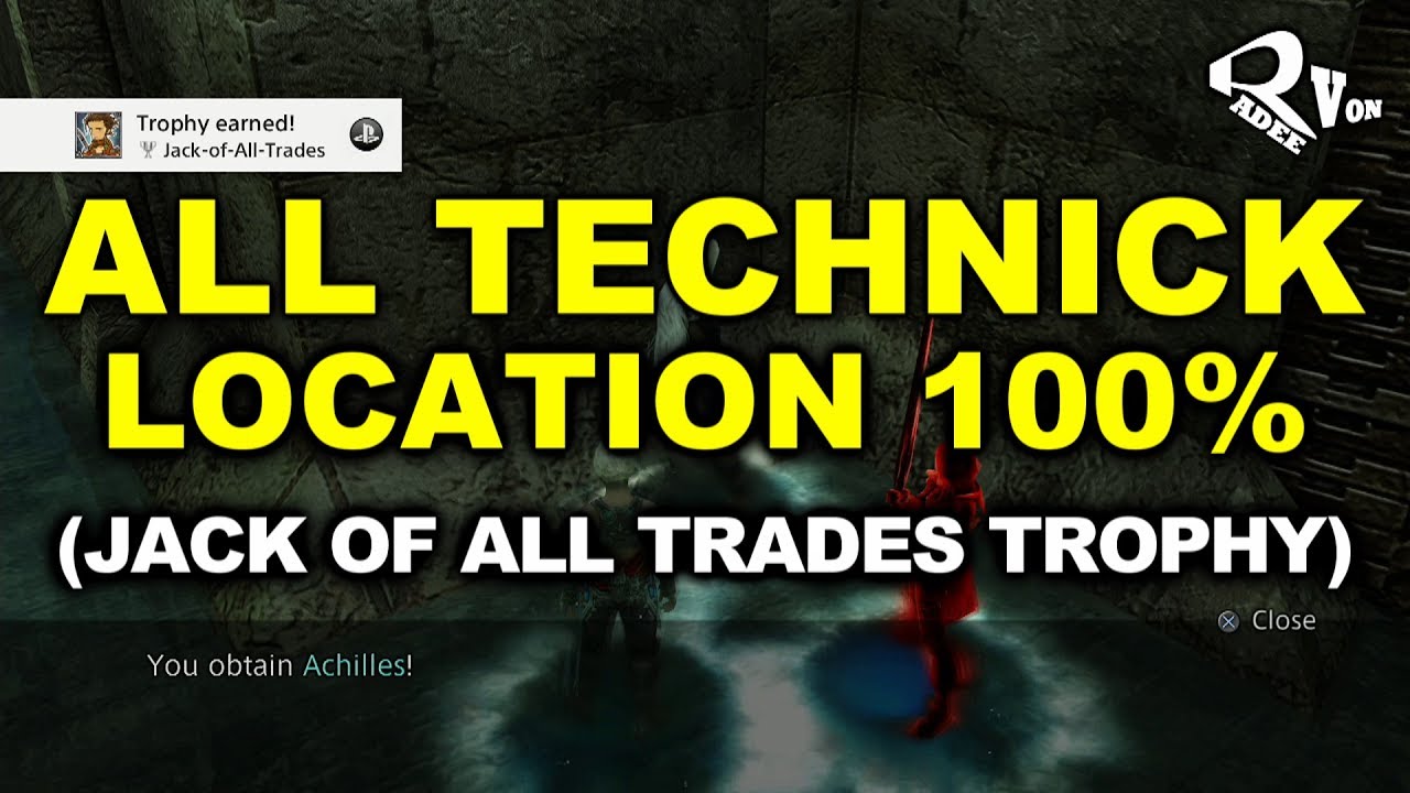 Final Fantasy XII The Zodiac Age - All Technick Location Guide (Jack of ...
