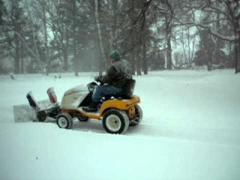 Snowblower, Redneck R&D at it's finest!!!! - YouTube