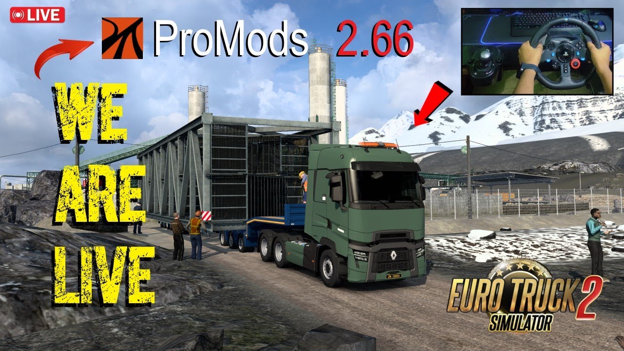 Frozen Wonders of Iceland: ETS 2 ProMods 2.66 LIVE @rough_driver_x | Kirkenes | Logitech G29 ...