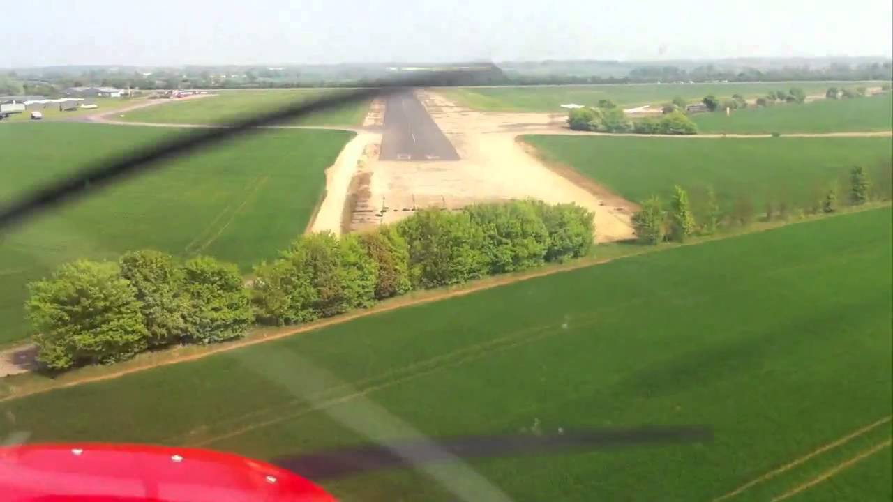 Reggie taking of from Turweston and landing at Hinton in the hedges 22 ...
