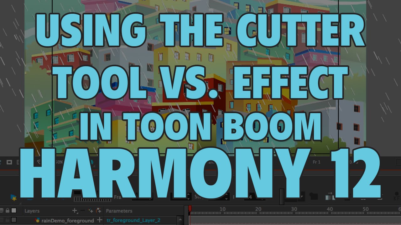 Toon Boom Harmony Cutter Tool vs. Effect - YouTube