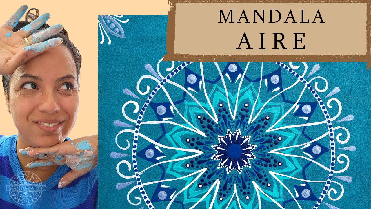 How to create a Mandala (SpeedArt) - Aire - YouTube