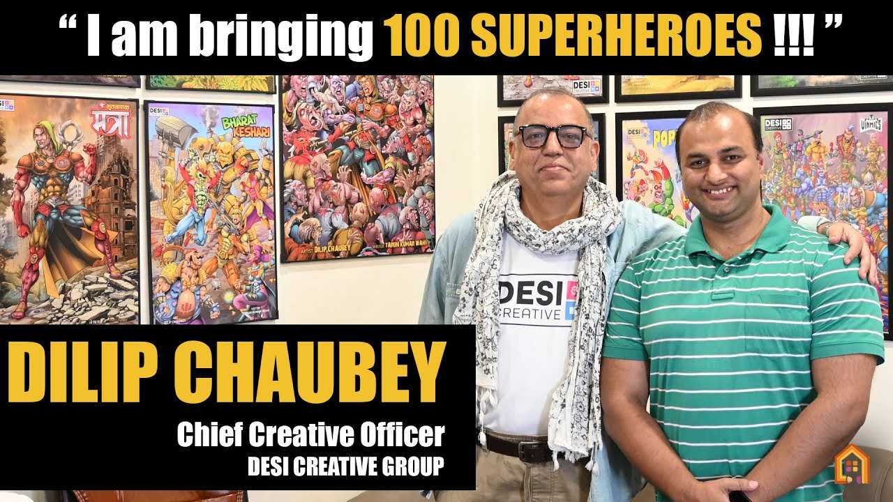 "I am bringing 100 Superheroes !!!"- Dilip Chaubey | Comic book artist ...
