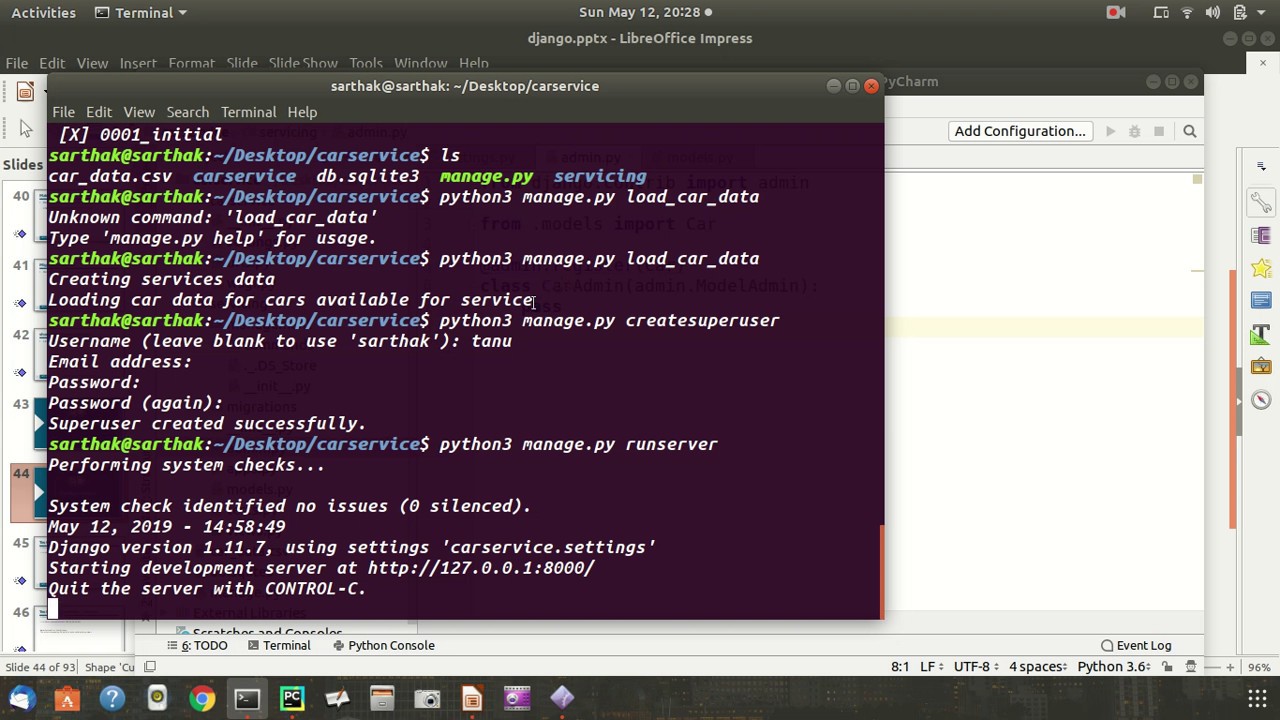 Learn Python Django Part 11 Create Admin Youtube