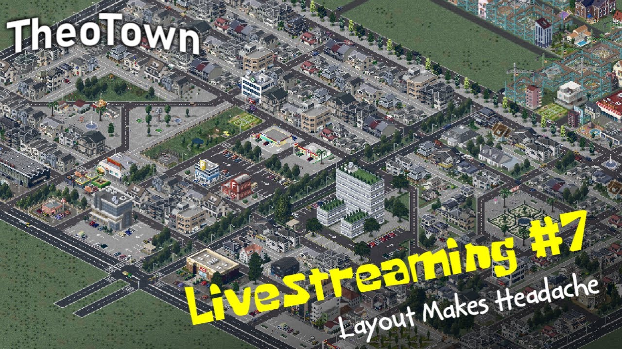 Livestreaming! - Build and Layout?? Theotown - YouTube