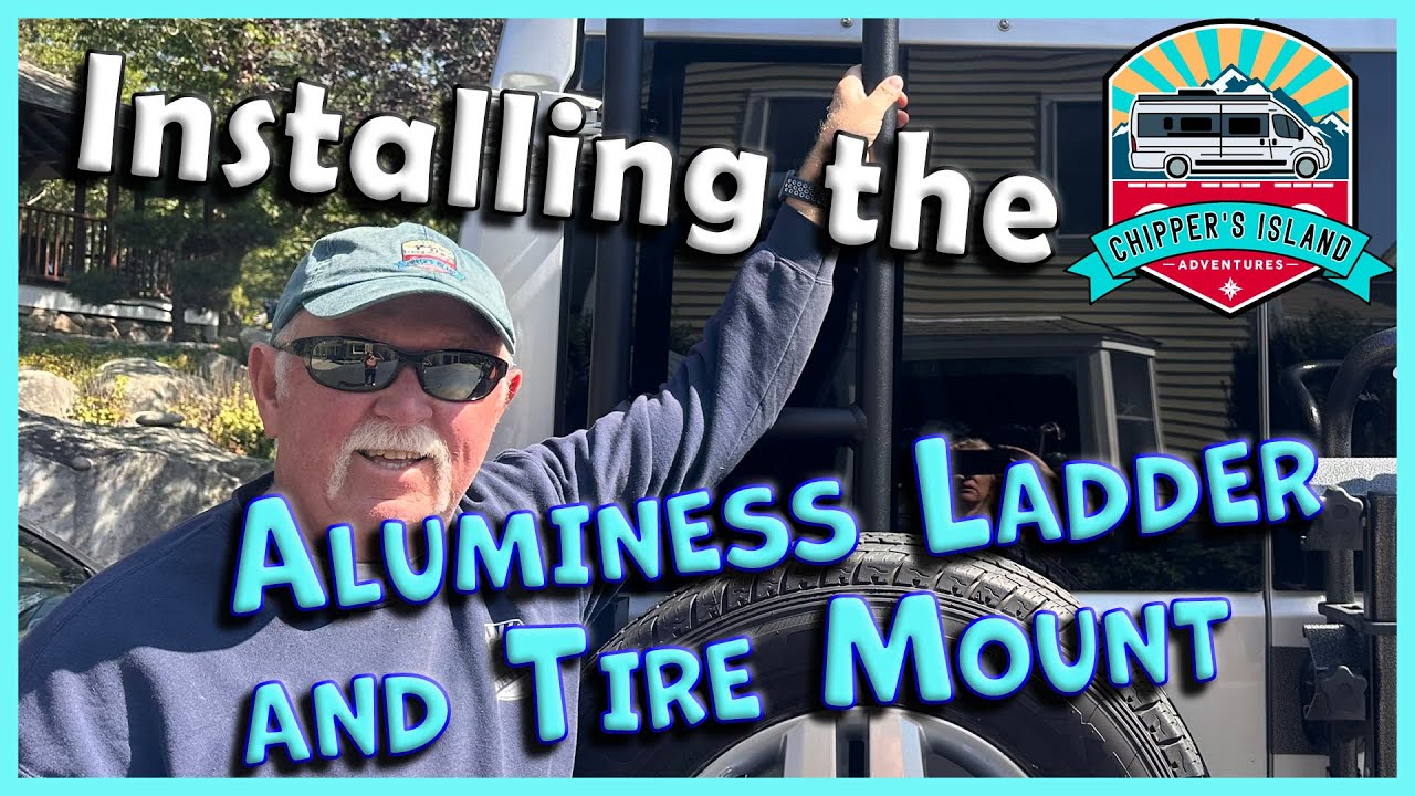 Installing Aluminess Ladder and Tire Mount! - YouTube