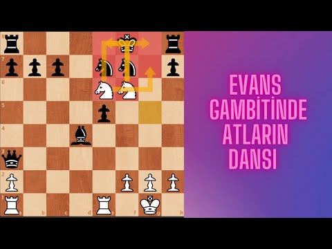 EVANS GAMBİTİNDE ATLARIN DANSI