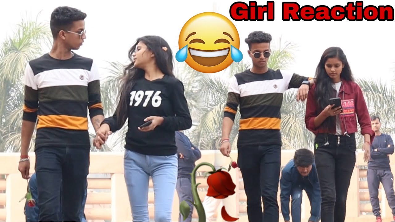 Hand Holding Prank On Girl | Hand Shoulder Prank On Girl | Hand Holding ...